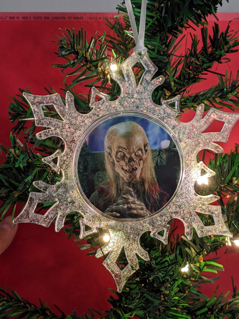 Horror Christmas Snowflake Ornament - Tales From the Crypt- Cryptkeeper ...