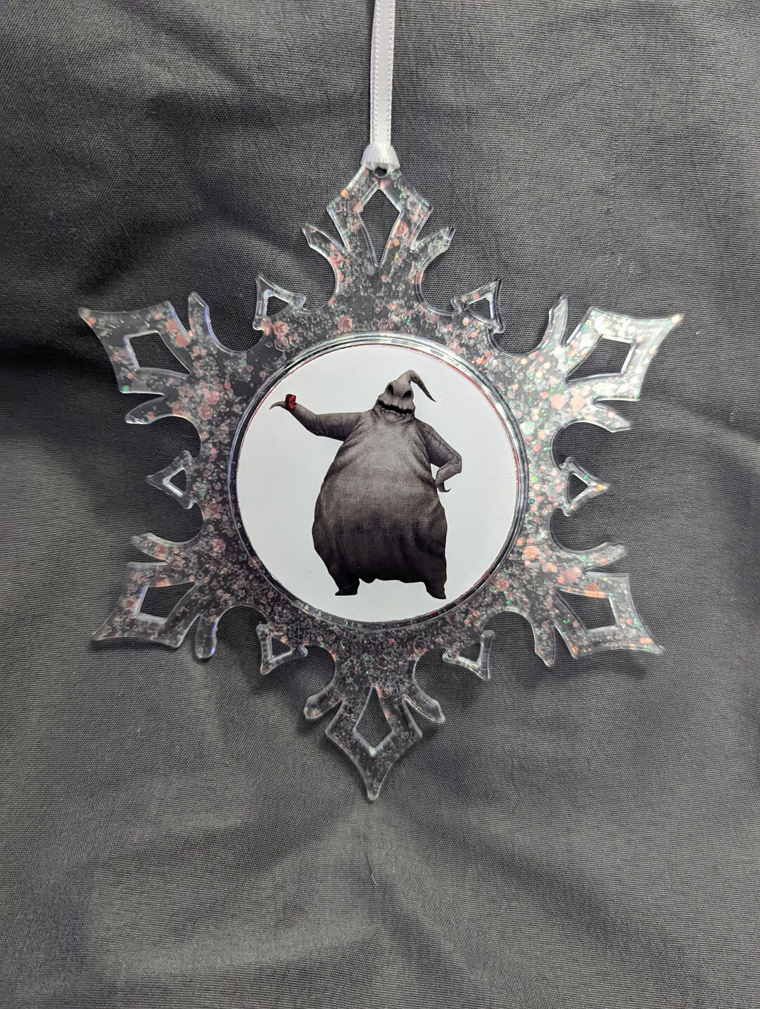 Horror Christmas Snowflake Ornament - Oogie Boogie- Nightmare Before ...