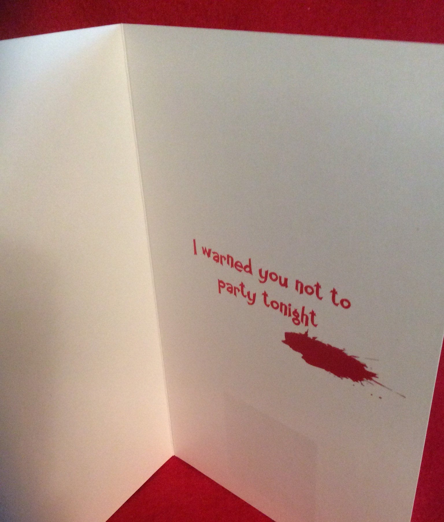 Horror birthday card greeting card halloween Maniac | Etsy