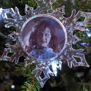 Horror Christmas Snowflake Ornament-the Exorcist-regan-possessed-gift ...