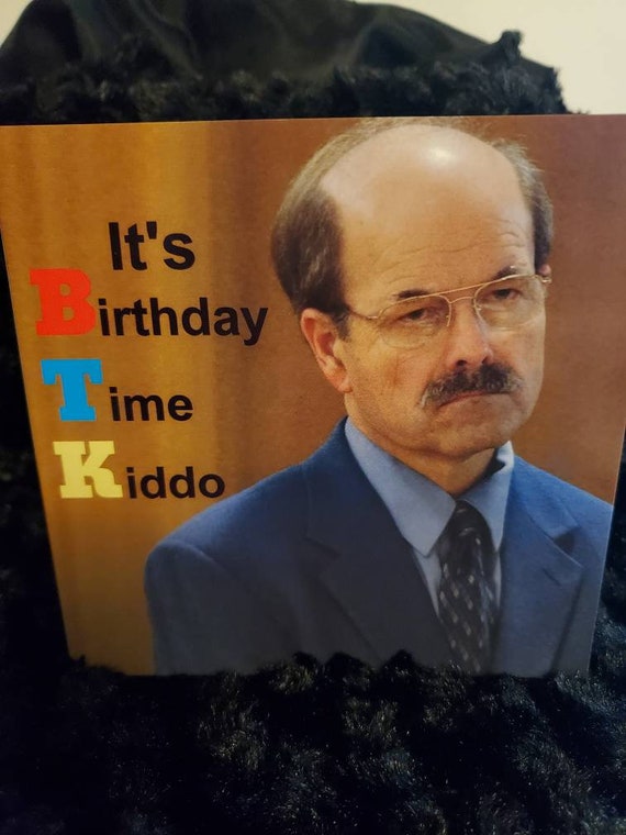 Serial Killer Birthday Card Horror BTK Dennis Rader | Etsy