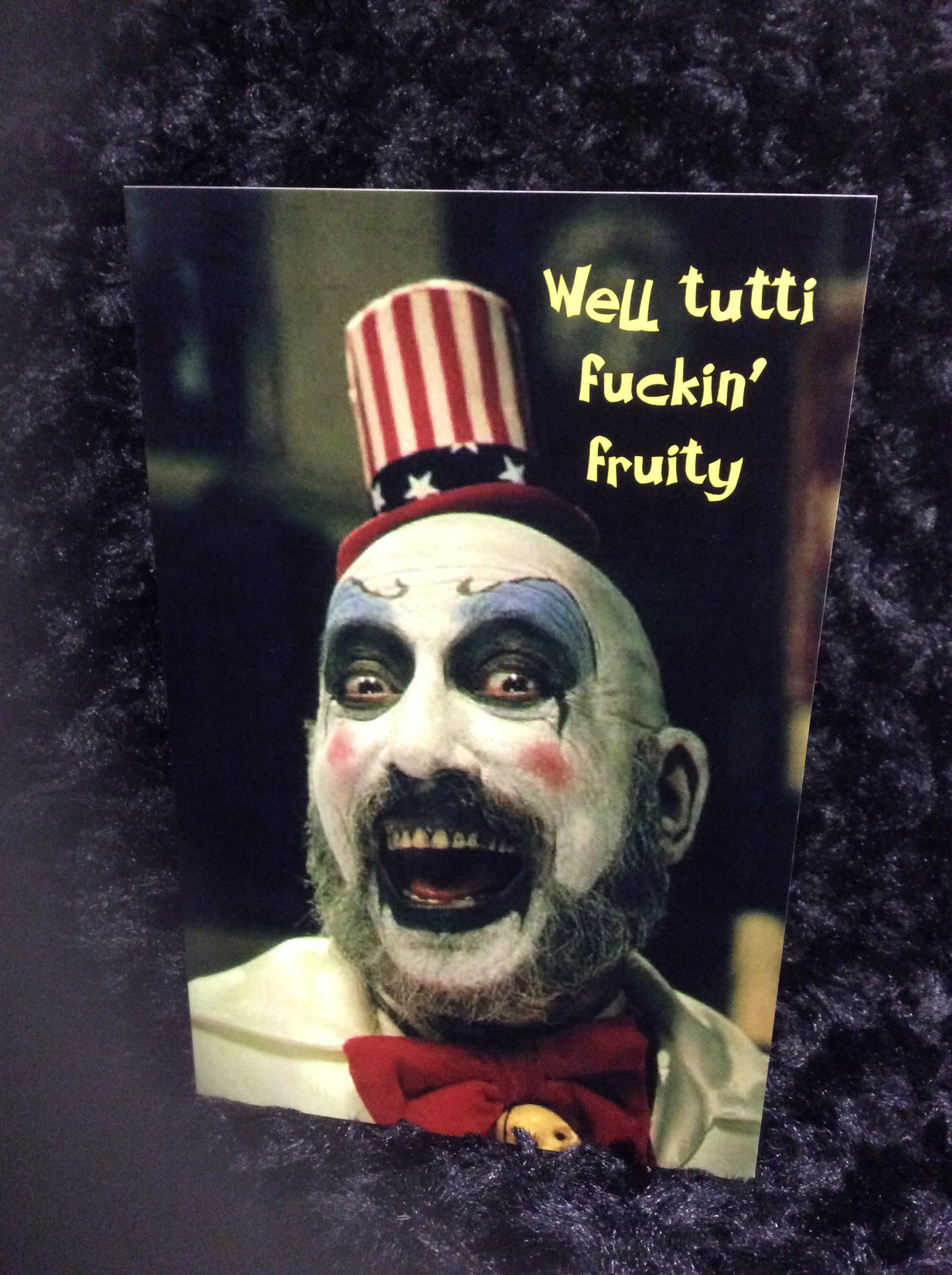 Horror Birthday Card - Greeting Card - Halloween - Captain Spaulding ...
