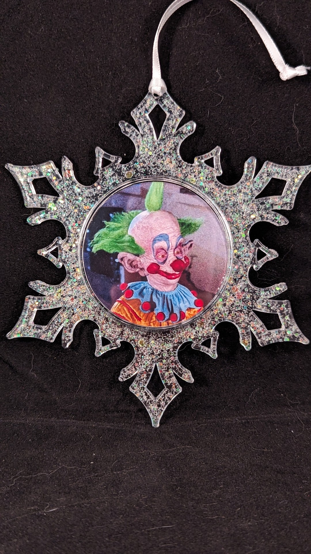 Horror Christmas Snowflake Ornament -killer Klowns From Outer Space ...