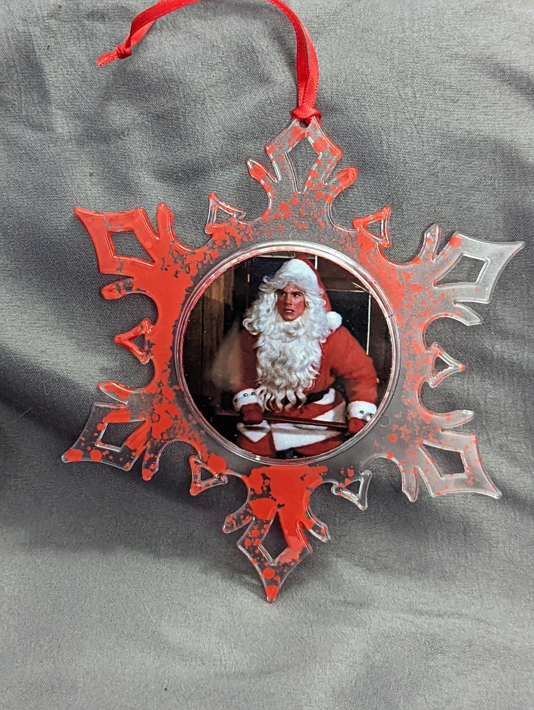 Horror Christmas Snowflake Ornament-silent Night, Deadly Night-gift ...