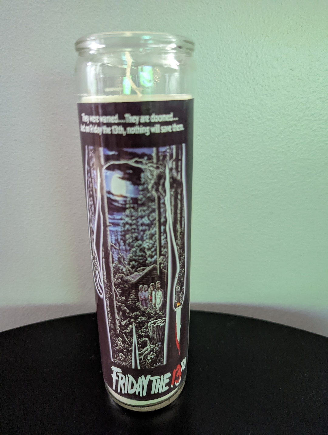 Horror Prayer Candle -friday the 13th- Creepy--gift - Killer - Home ...