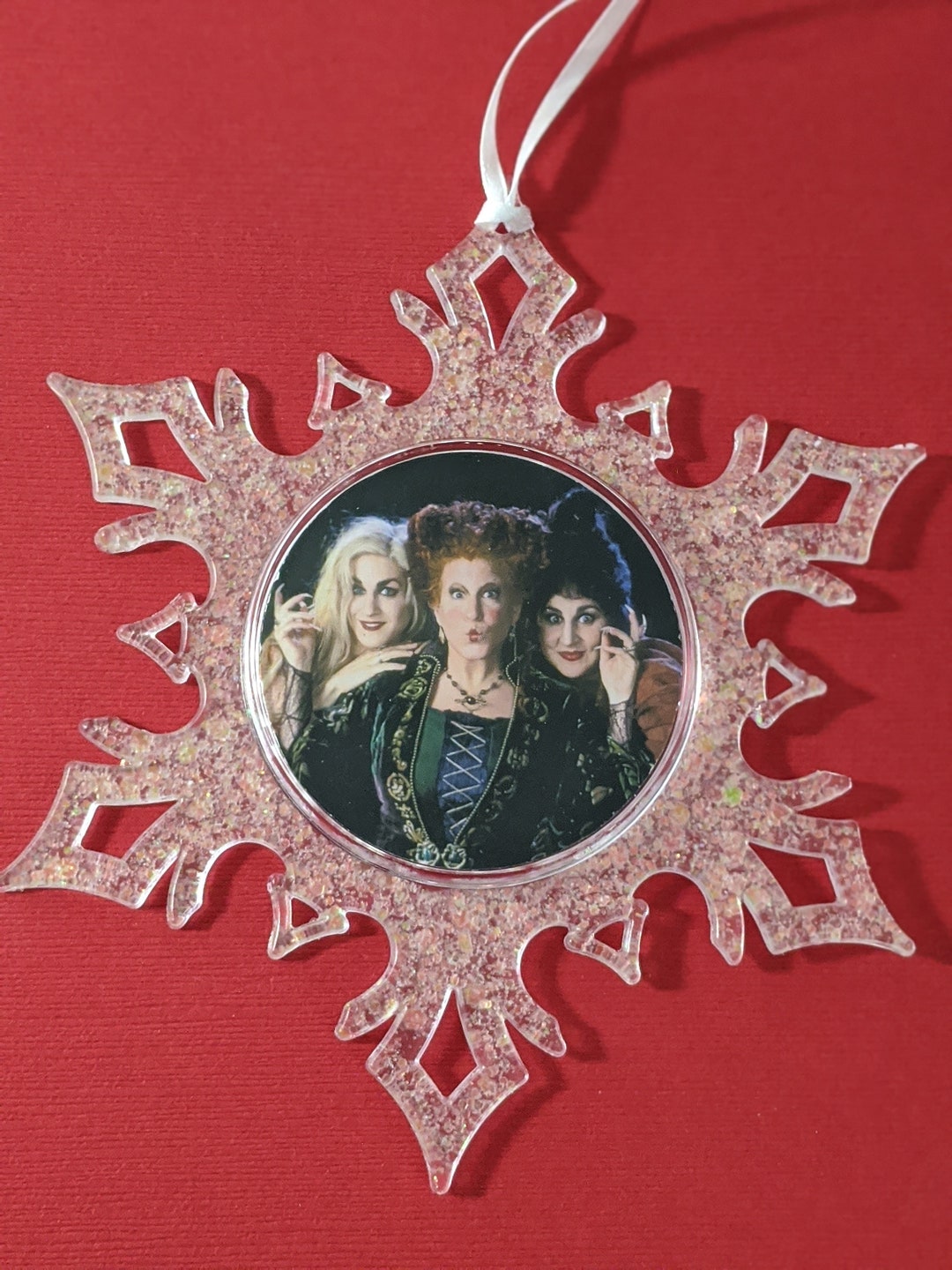Horror Christmas Snowflake Ornament - Hocus Pocus- Santa -stocking ...