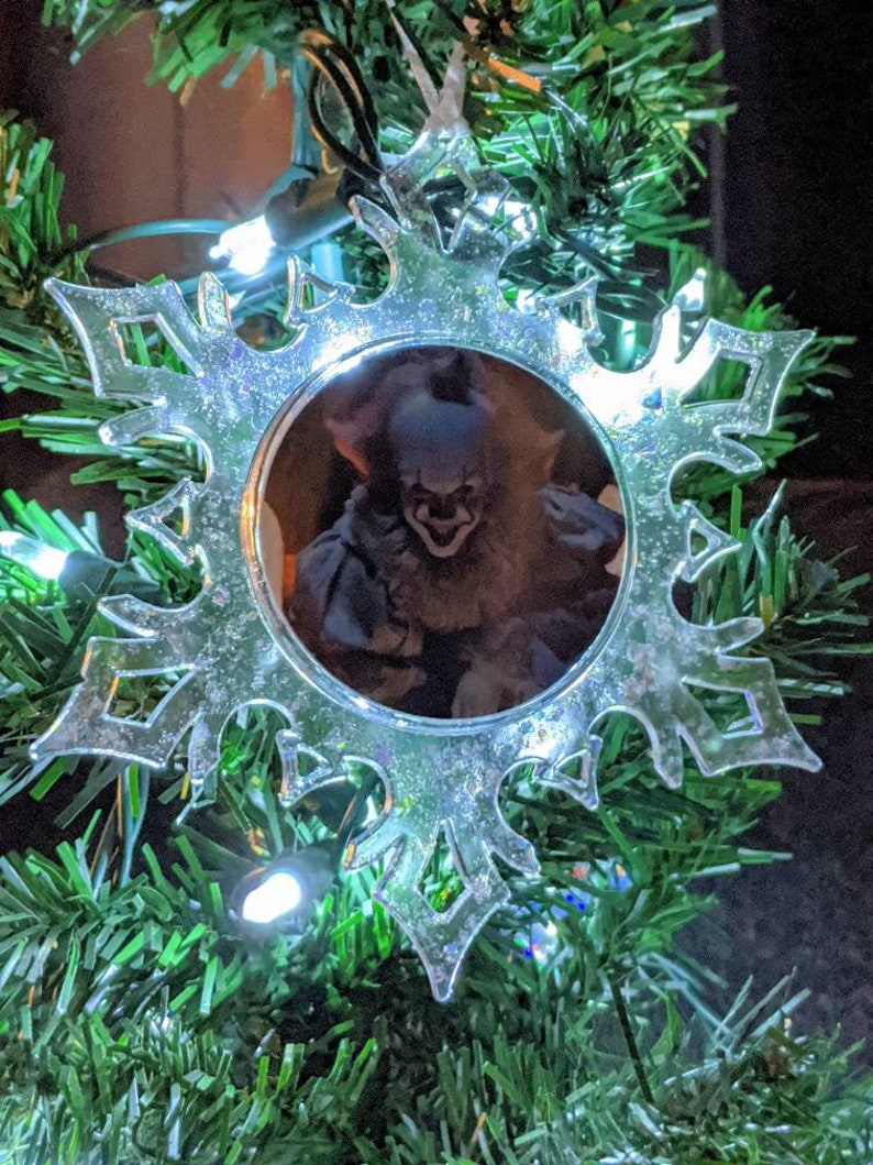 Horror Christmas Snowflake Ornament IT Pennywise Creepy - Etsy