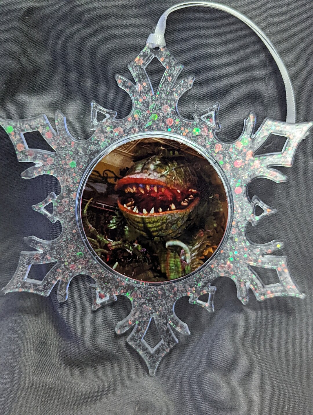 Horror Christmas Snowflake Ornament - Audrey II- Little Shop of Horrors ...