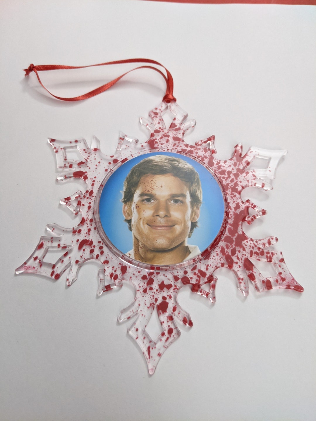 Horror Christmas Snowflake Ornament -dexter- Crime Scene-horror ...
