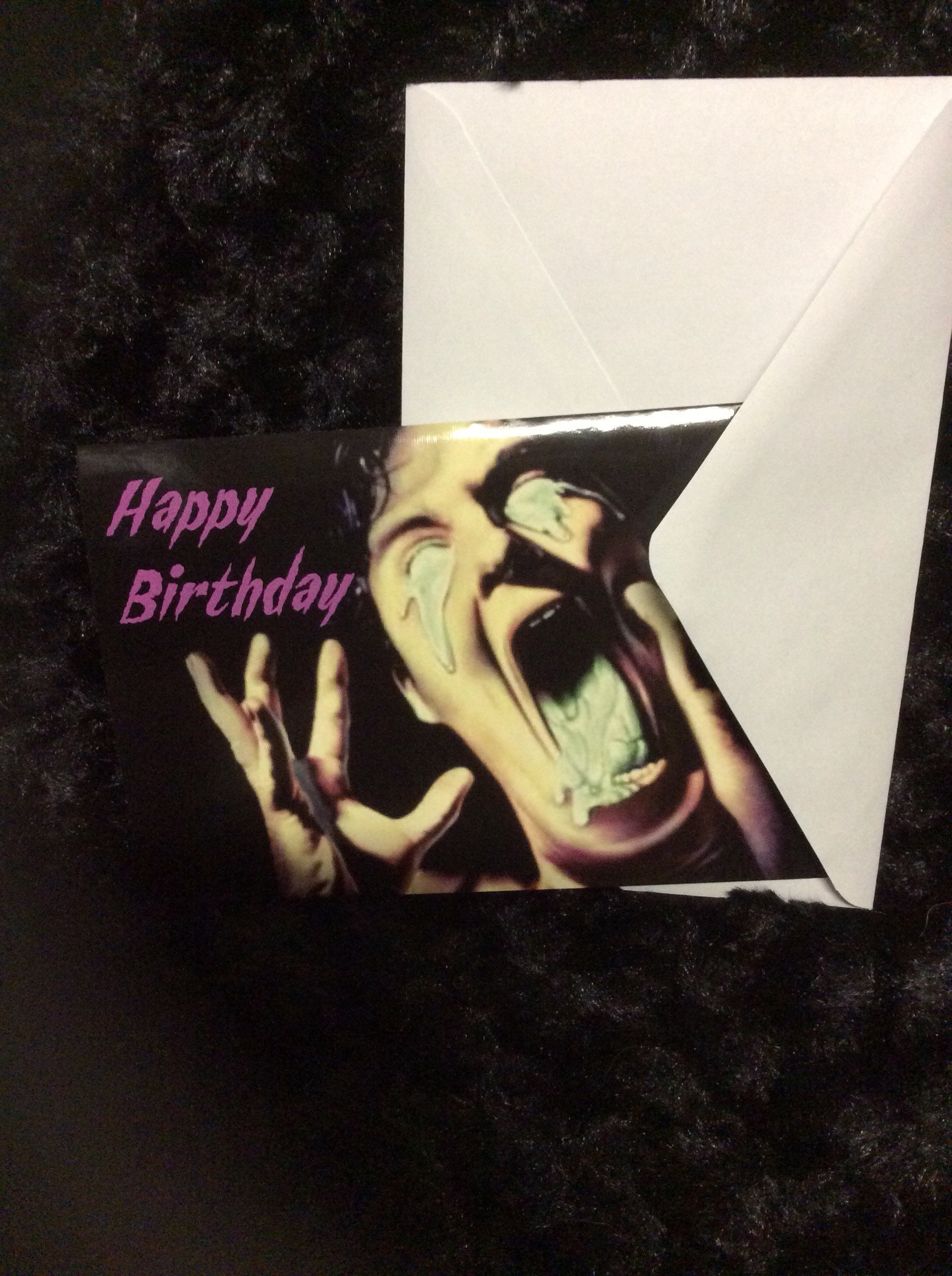Horror Birthday Card - Greeting Card - Halloween - the Stuff - the 80's ...