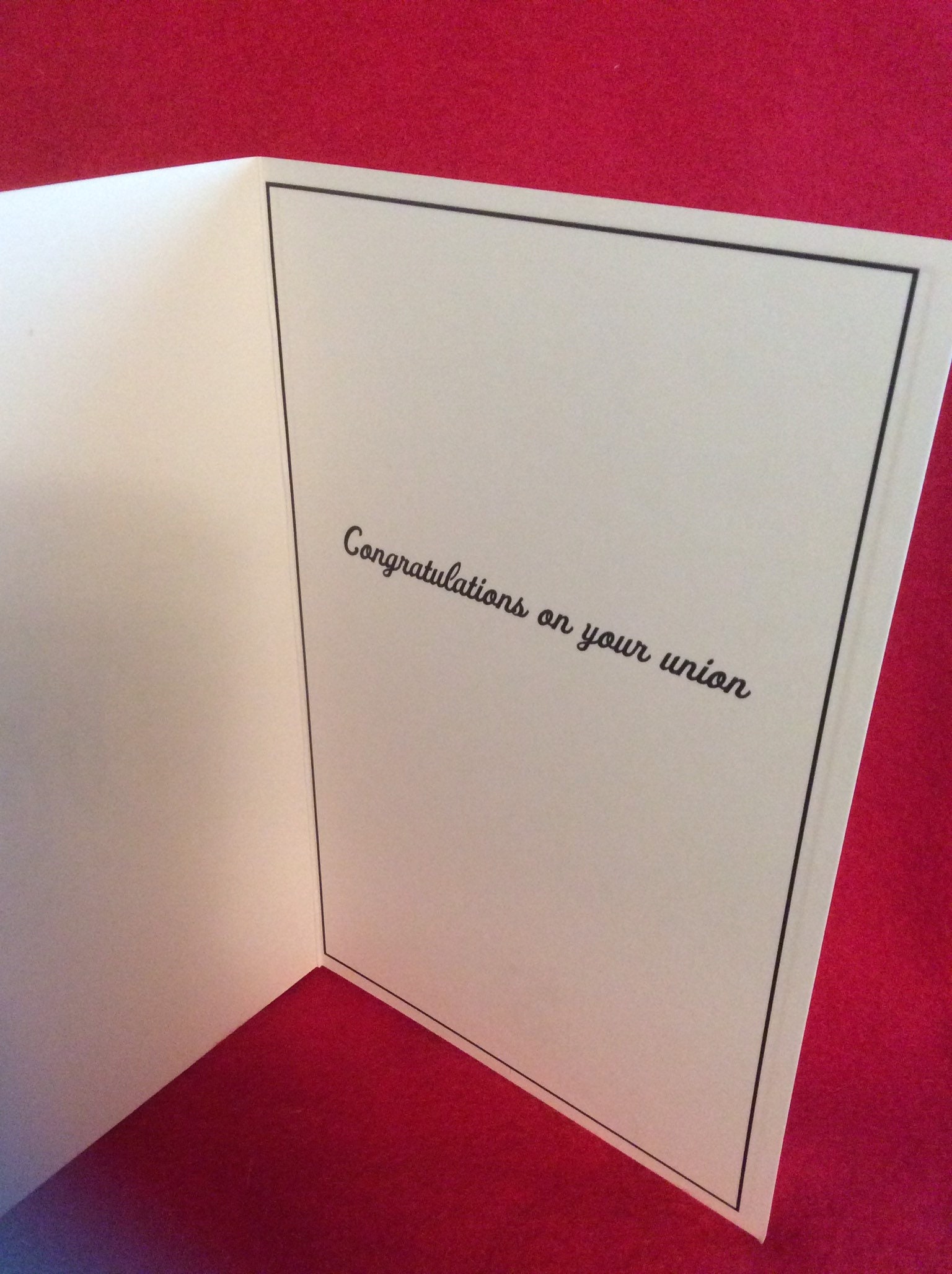 Halloween Wedding Card - Skeleton Couple - Marriage - Horror - Lovers ...