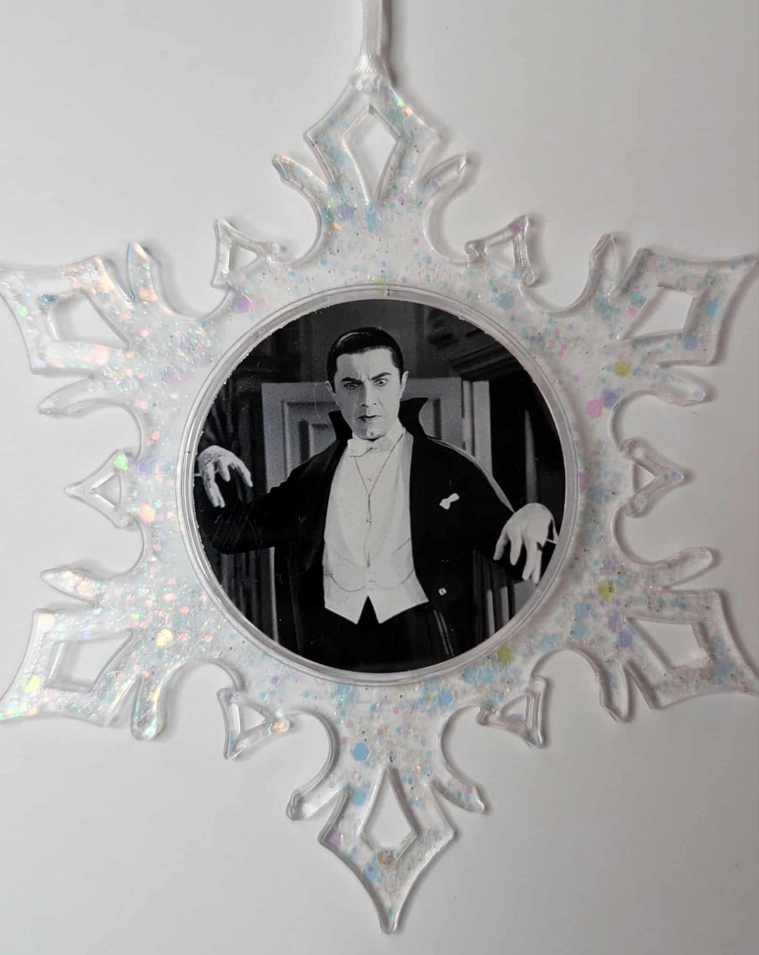 Horror Christmas Snowflake Ornament -dracula- Bela Lugosi- Stocking ...