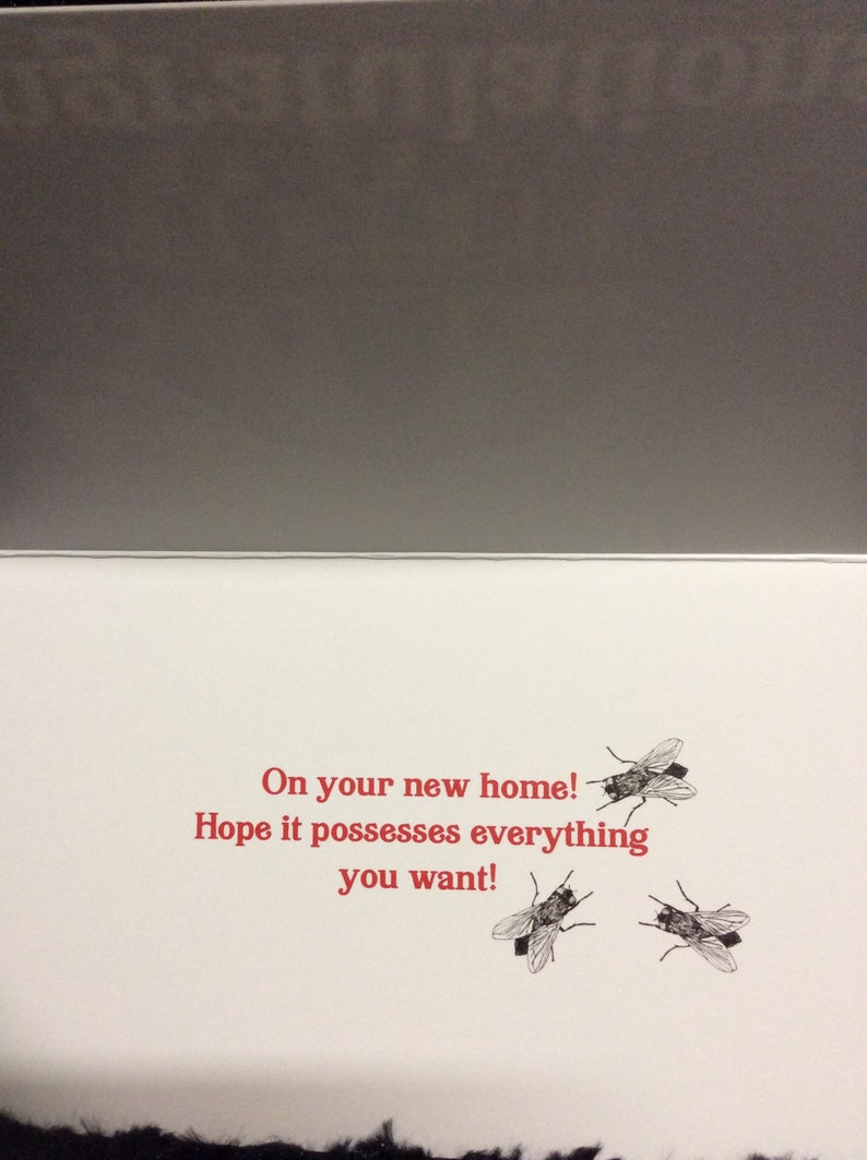 Horror New Home Congratulations Card Greeting Card - Etsy