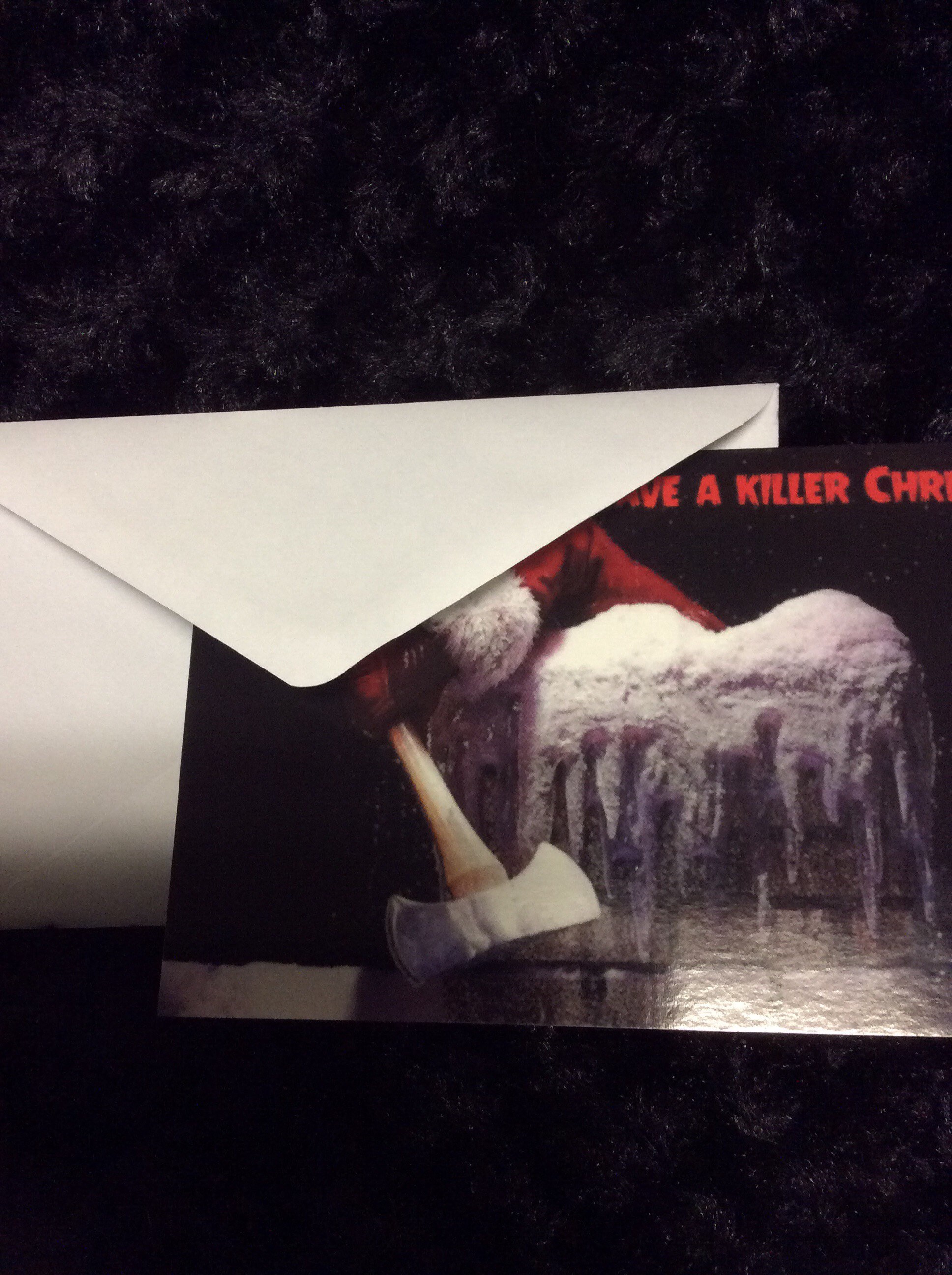 Horror Christmas Card Holiday Greeting Card Halloween - Etsy UK