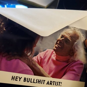 Horror Birthday Card - Pop Culture- Greasy Strangler - Bullshit Artist ...