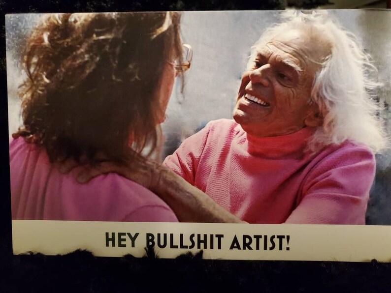 Horror Birthday Card - Pop Culture- Greasy Strangler - Bullshit Artist ...