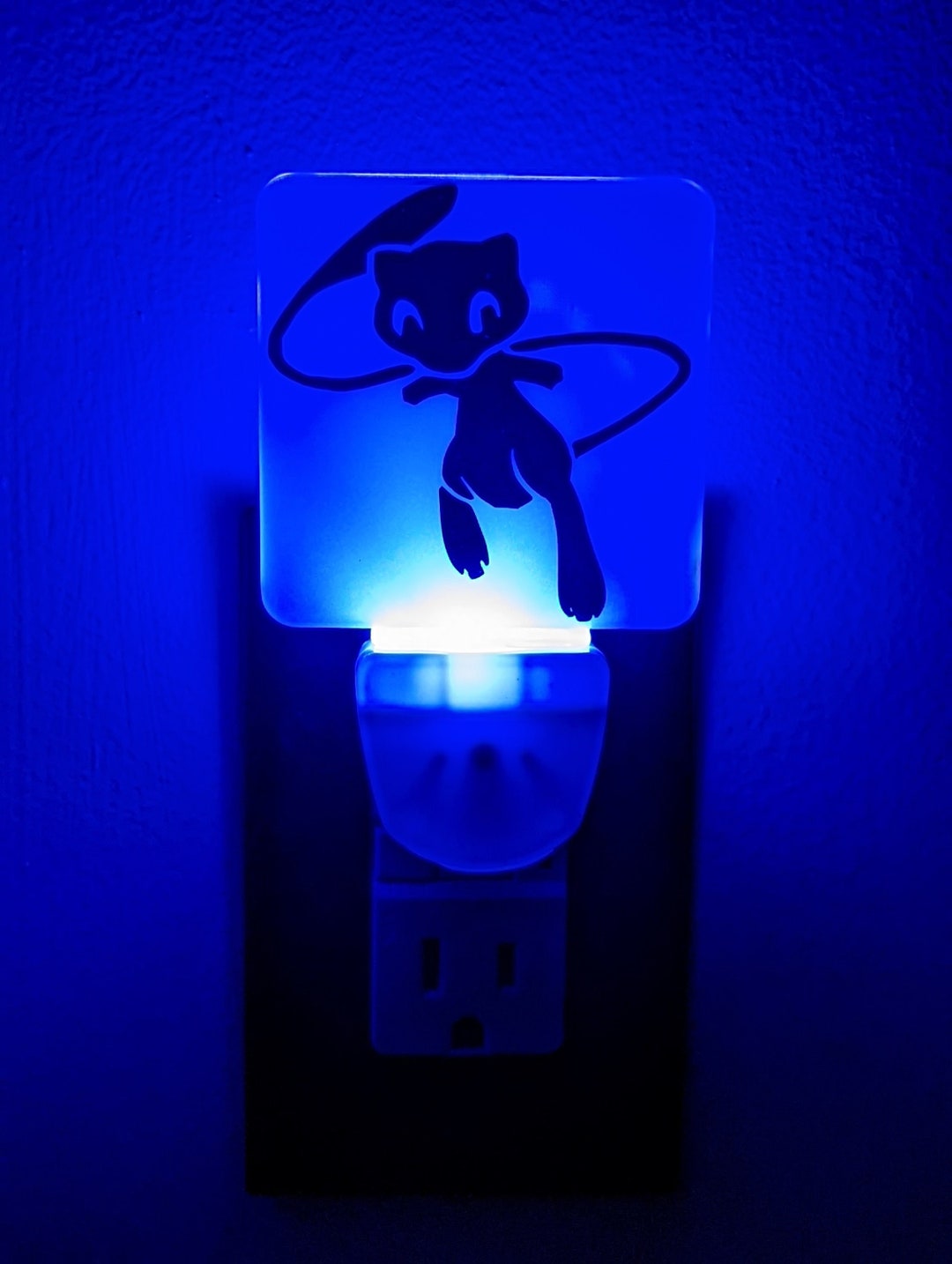 Horror/pop Culture LED Night Light Pokemon-mew Room Decor Lighting ...