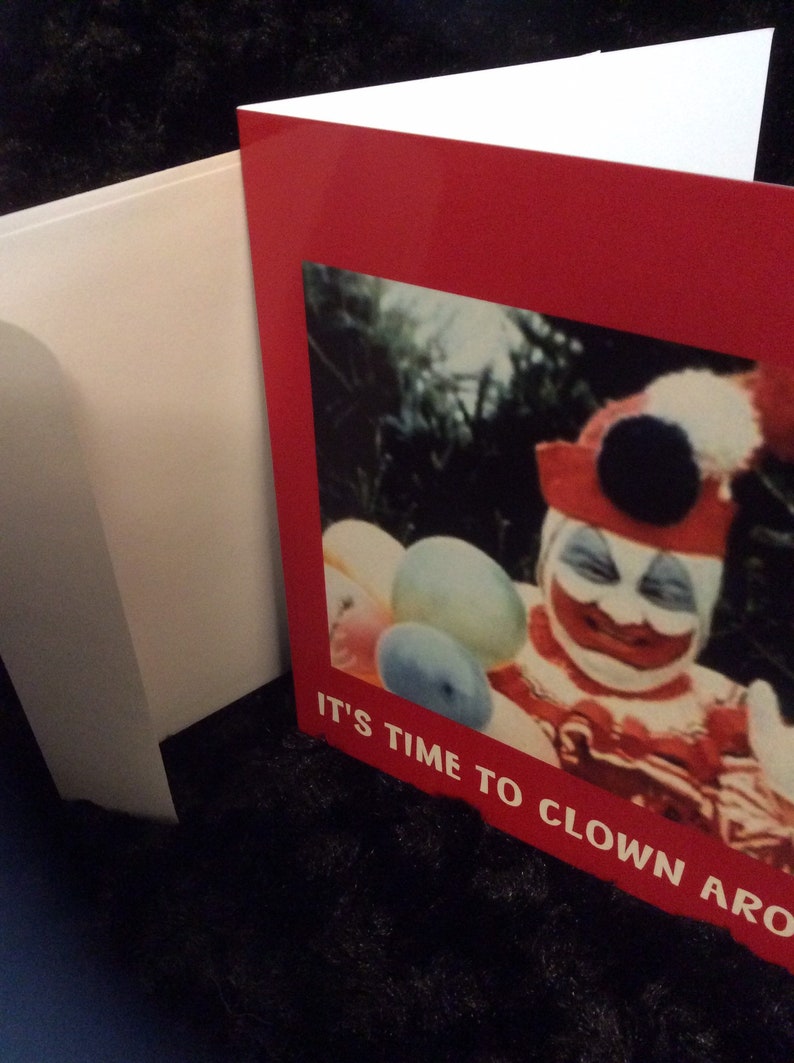 Serial Killer Birthday Card Horror John Wayne Gacy Pogo | Etsy
