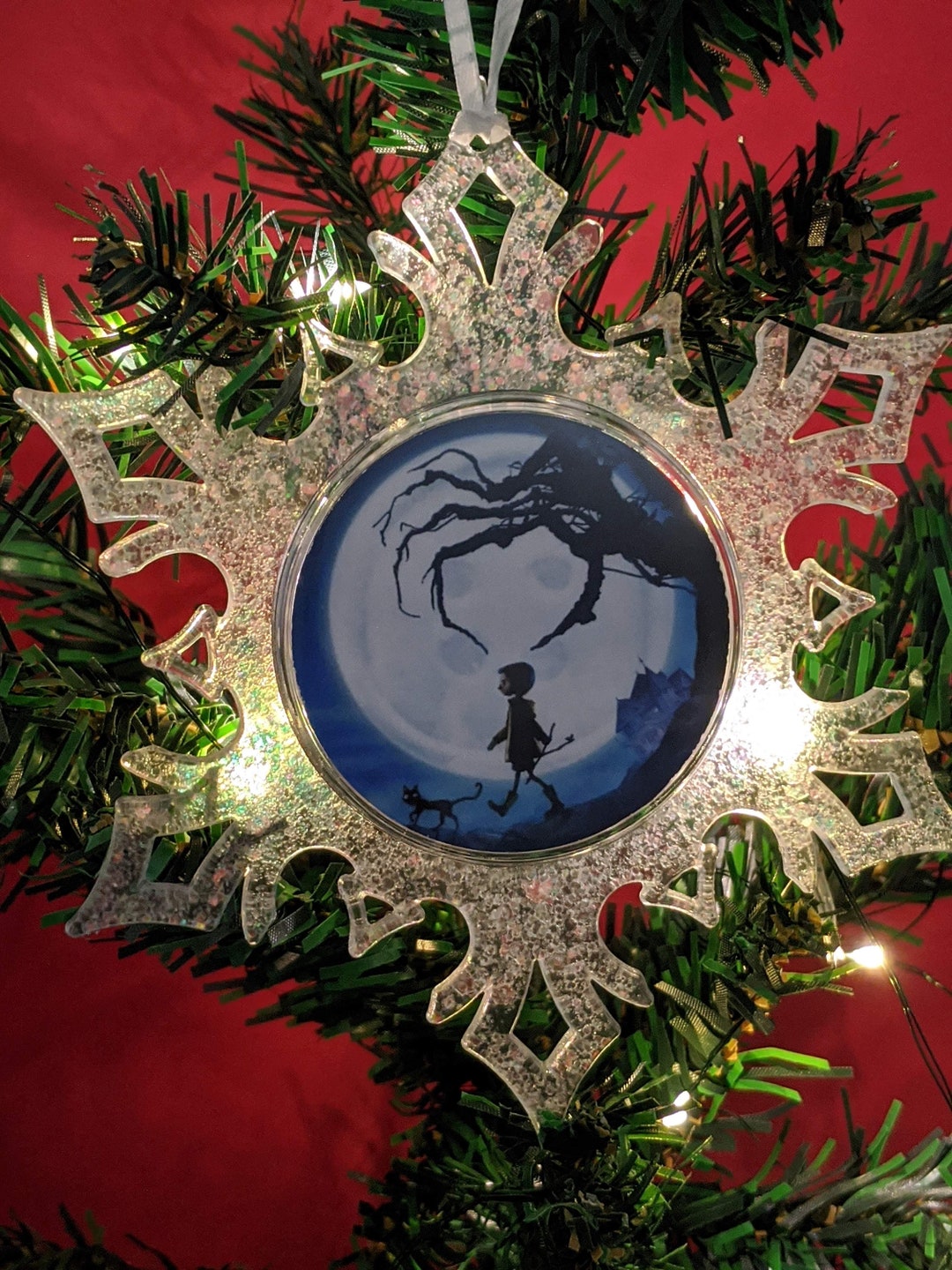 Horror Christmas Snowflake Ornament - Coraline - Santa -stocking ...