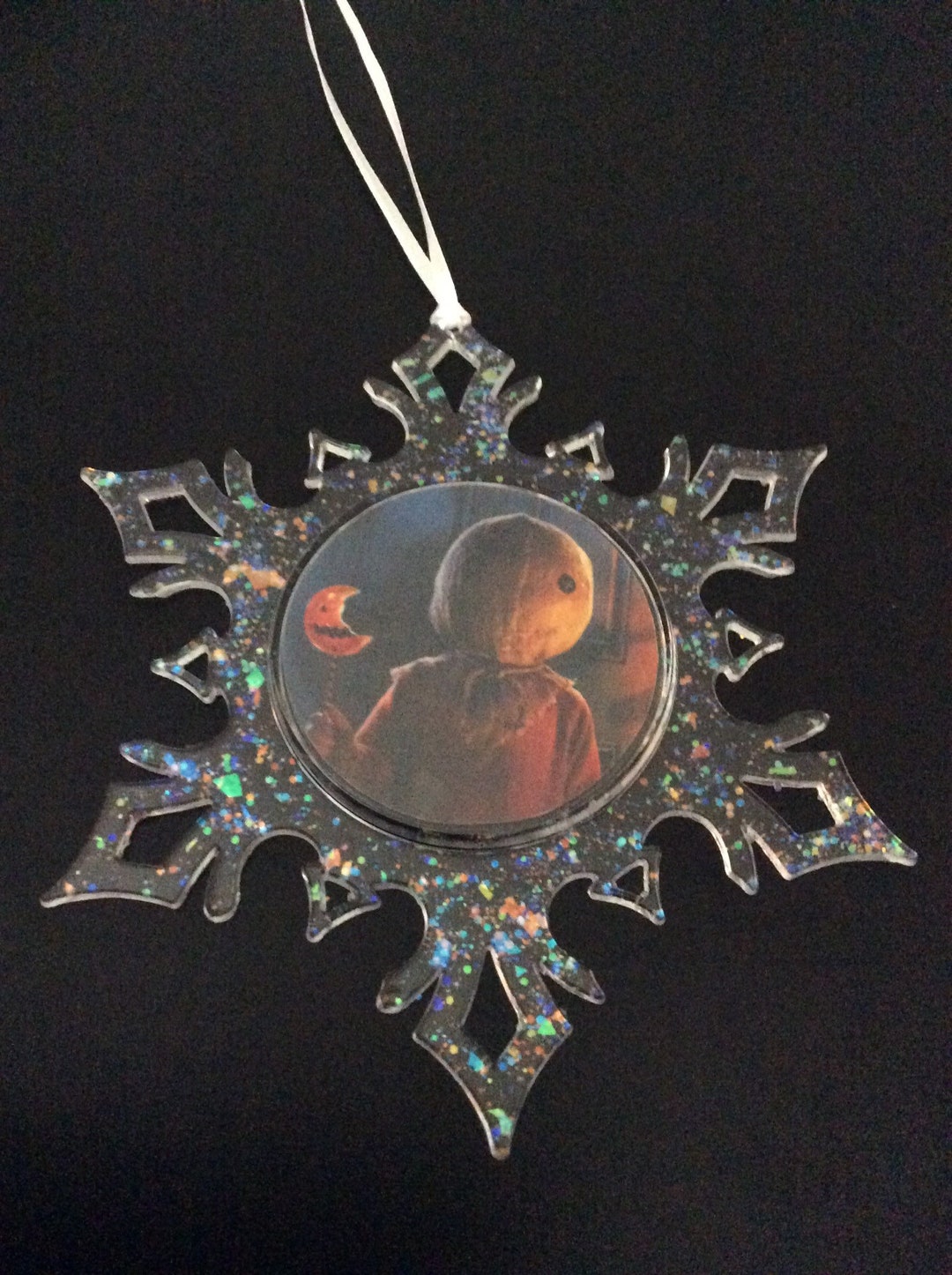 Horror Christmas Snowflake Ornament - Trick R Treat - Sam - Halloween ...