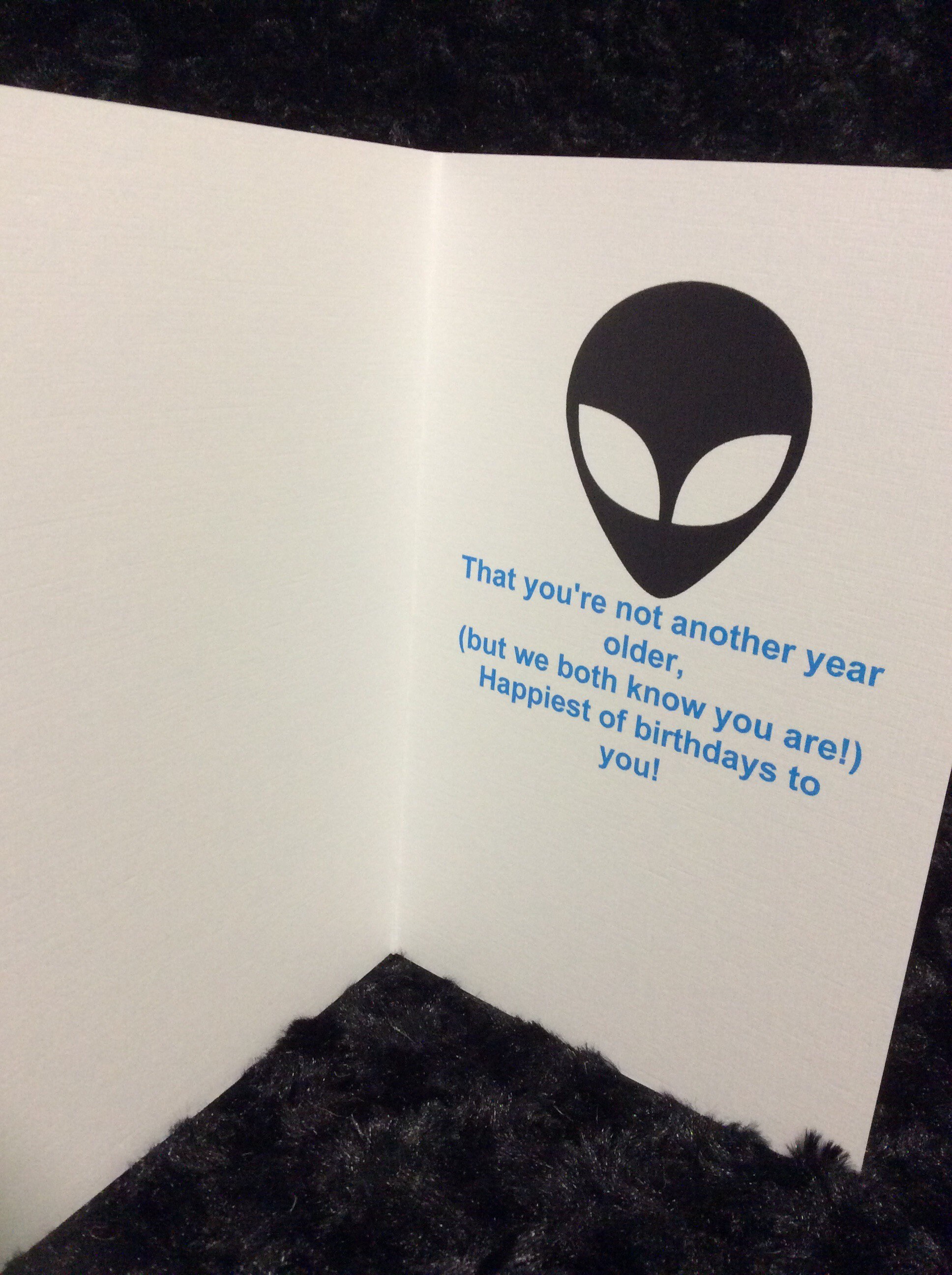 Horror Birthday Card - Greeting Card - Halloween - X-files - Mulder ...