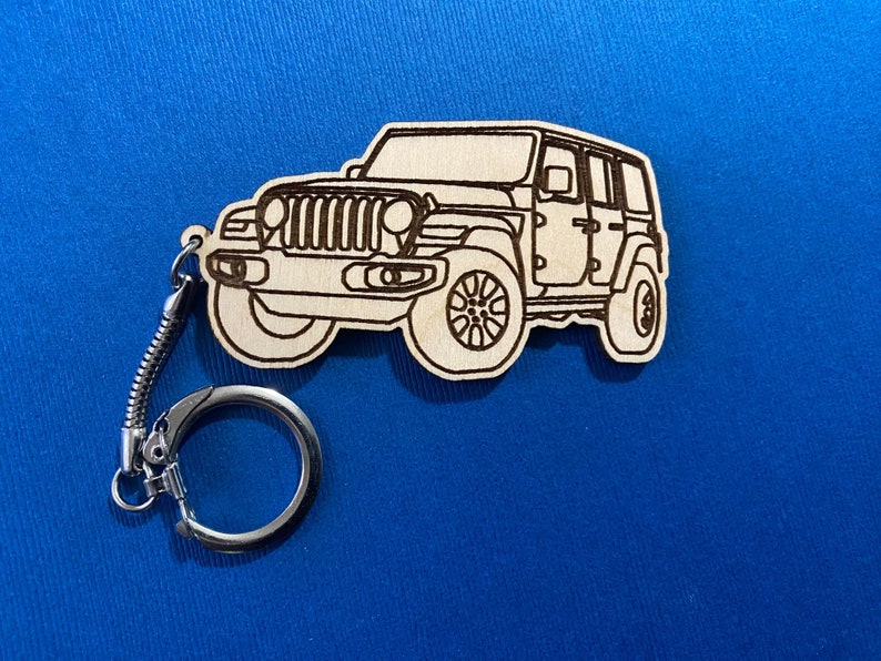 SUV Car Keychain Vector File, DXF, SVG, Ai, - Etsy