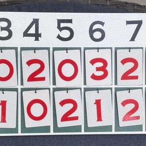 Real Wood Vintage Style Baseball Scoreboard - Etsy