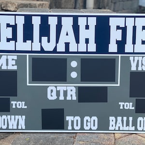 Custom Football Scoreboard - Etsy