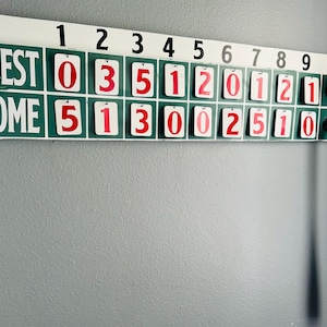 Real Wood Vintage Style Baseball Scoreboard - Etsy