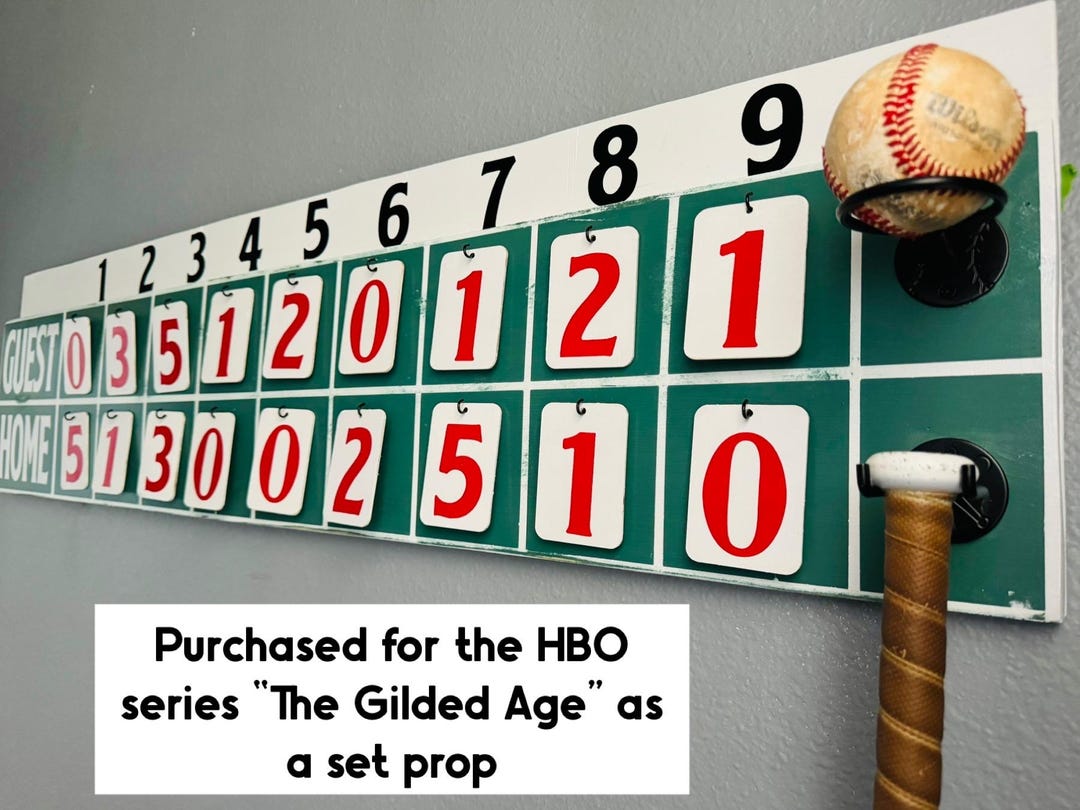 Real Wood Vintage Style Baseball Scoreboard - Etsy