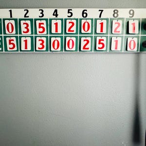 Real Wood Vintage Style Baseball Scoreboard - Etsy