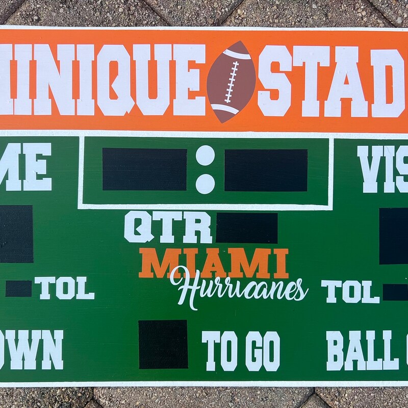 Football Scoreboard - Etsy