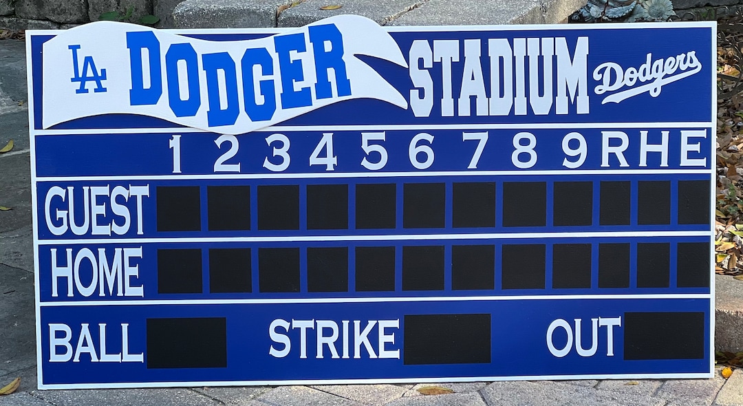 XL | 24”x45” Vintage Baseball Scoreboard - Etsy