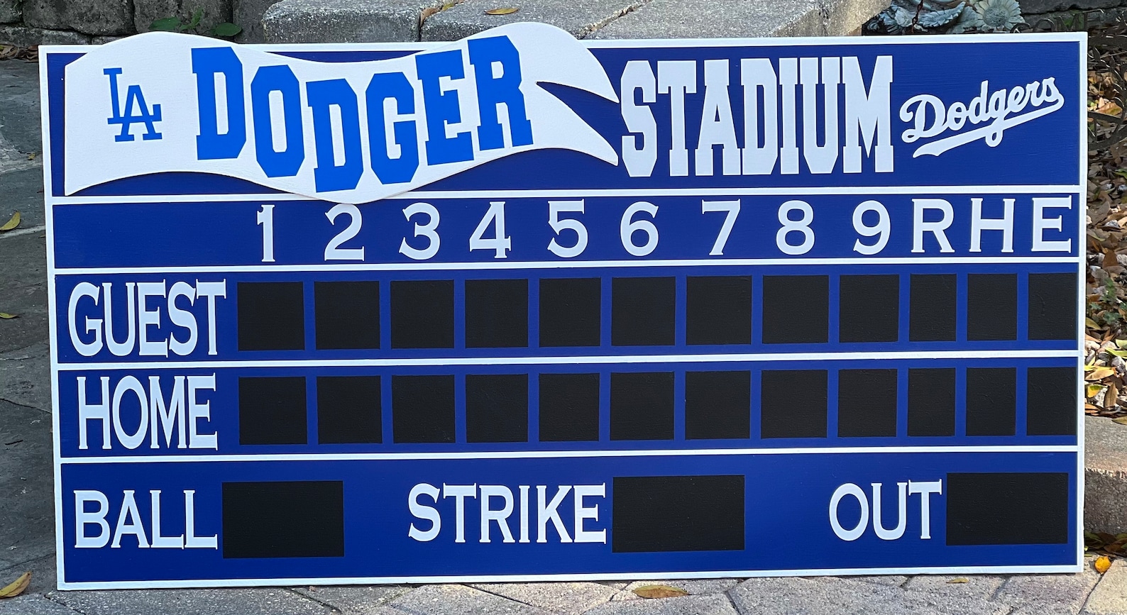 Vintage Banner Baseball Scoreboard - Etsy