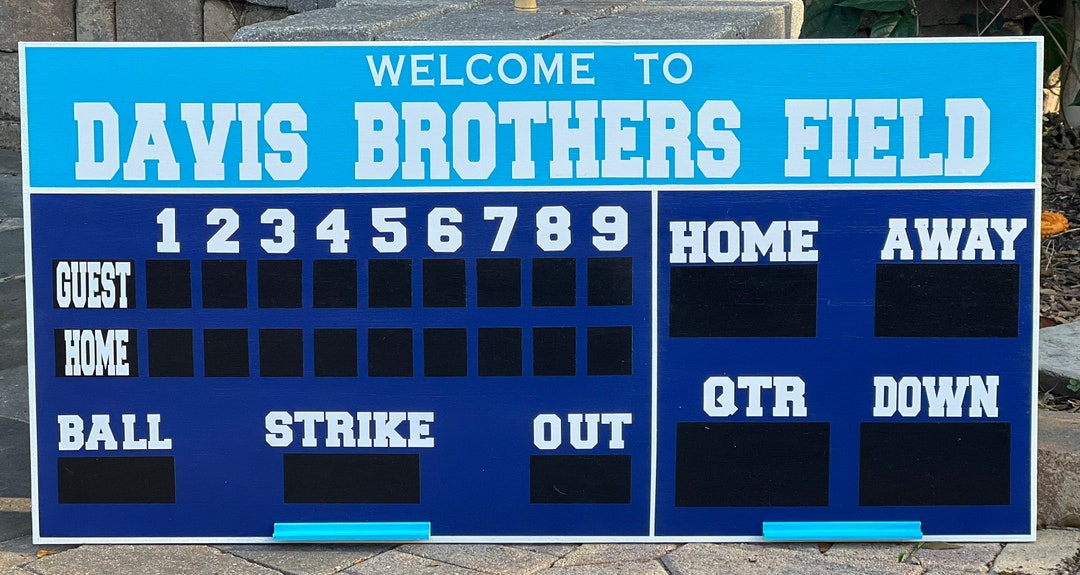 XL 24x 48 Two Scoreboards in One - Etsy