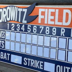 XL | 24”x45” Vintage Baseball Scoreboard - Etsy