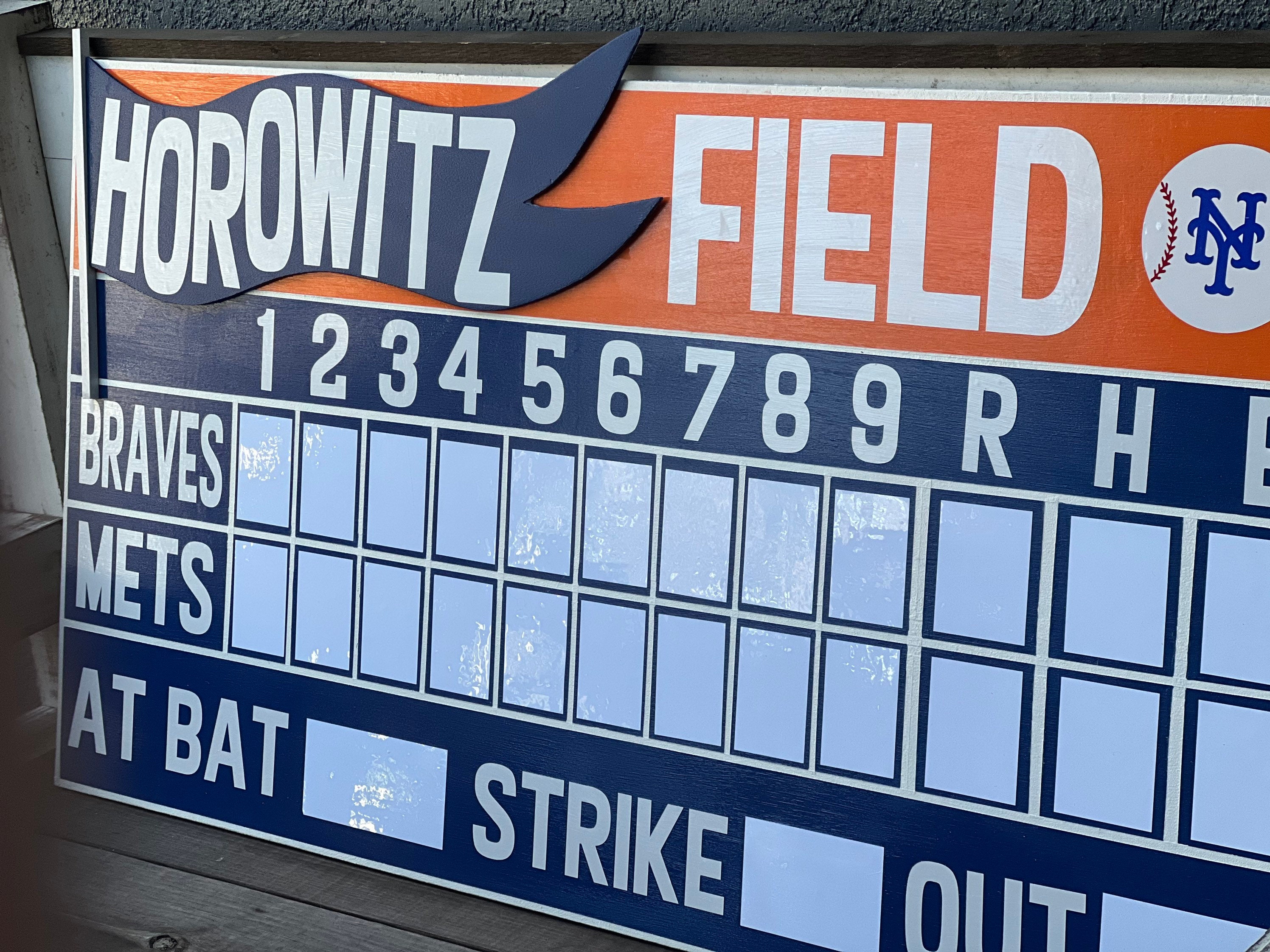 Vintage Banner Baseball Scoreboard - Etsy