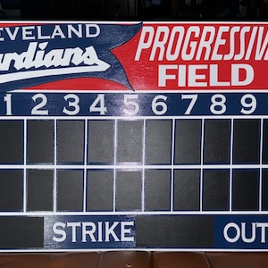 XL | 24”x45” Vintage Baseball Scoreboard - Etsy