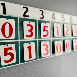 Real Wood Vintage Style Baseball Scoreboard - Etsy