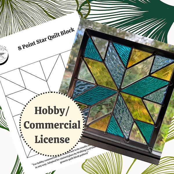 8 Point Star Quilt - Etsy