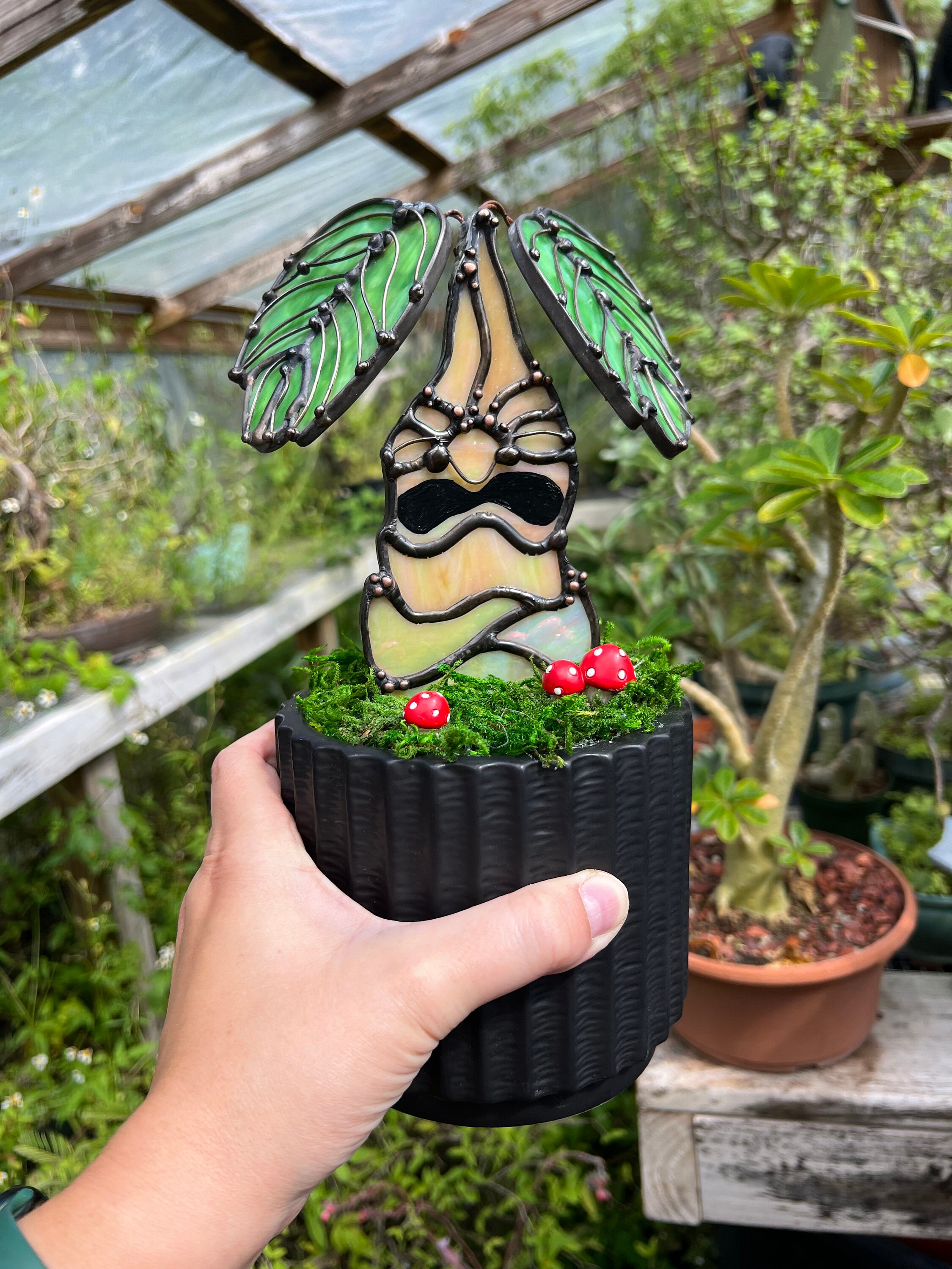 Digital Download ~ Screaming Mandrake Root Stained Glass Pattern PDF - Etsy