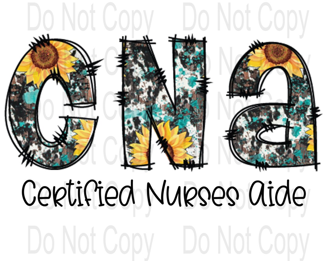 CNA Sunflower Digital Download Instant Download Png Download - Etsy