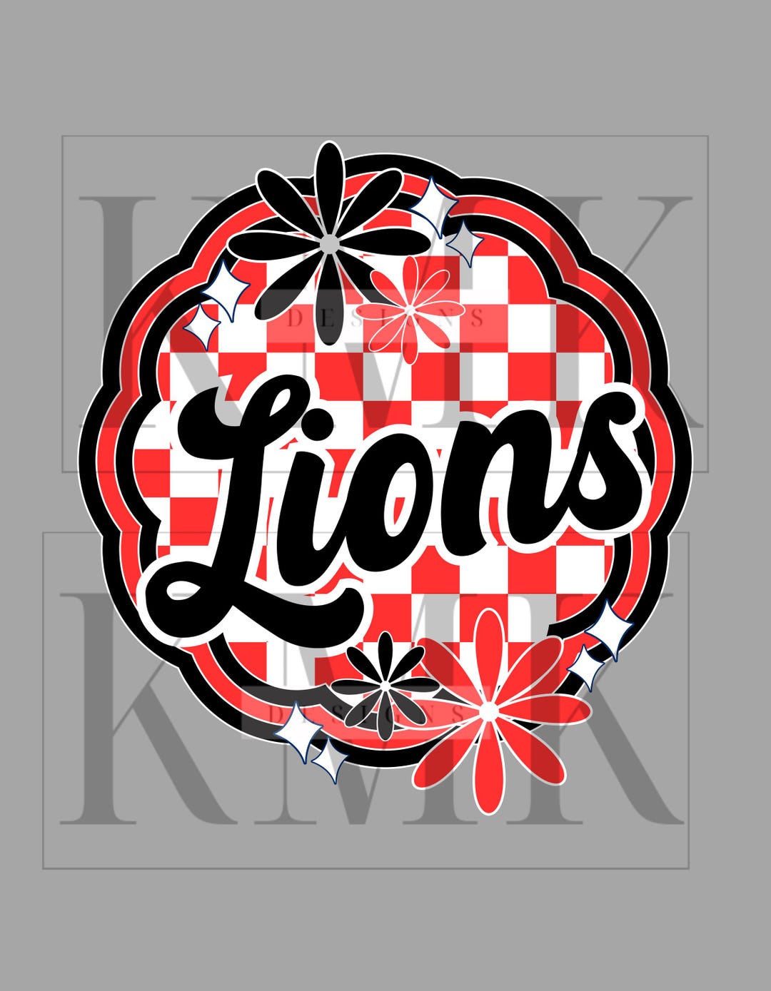 Lions Retro Spirit | PNG | Sublimation Design - Etsy