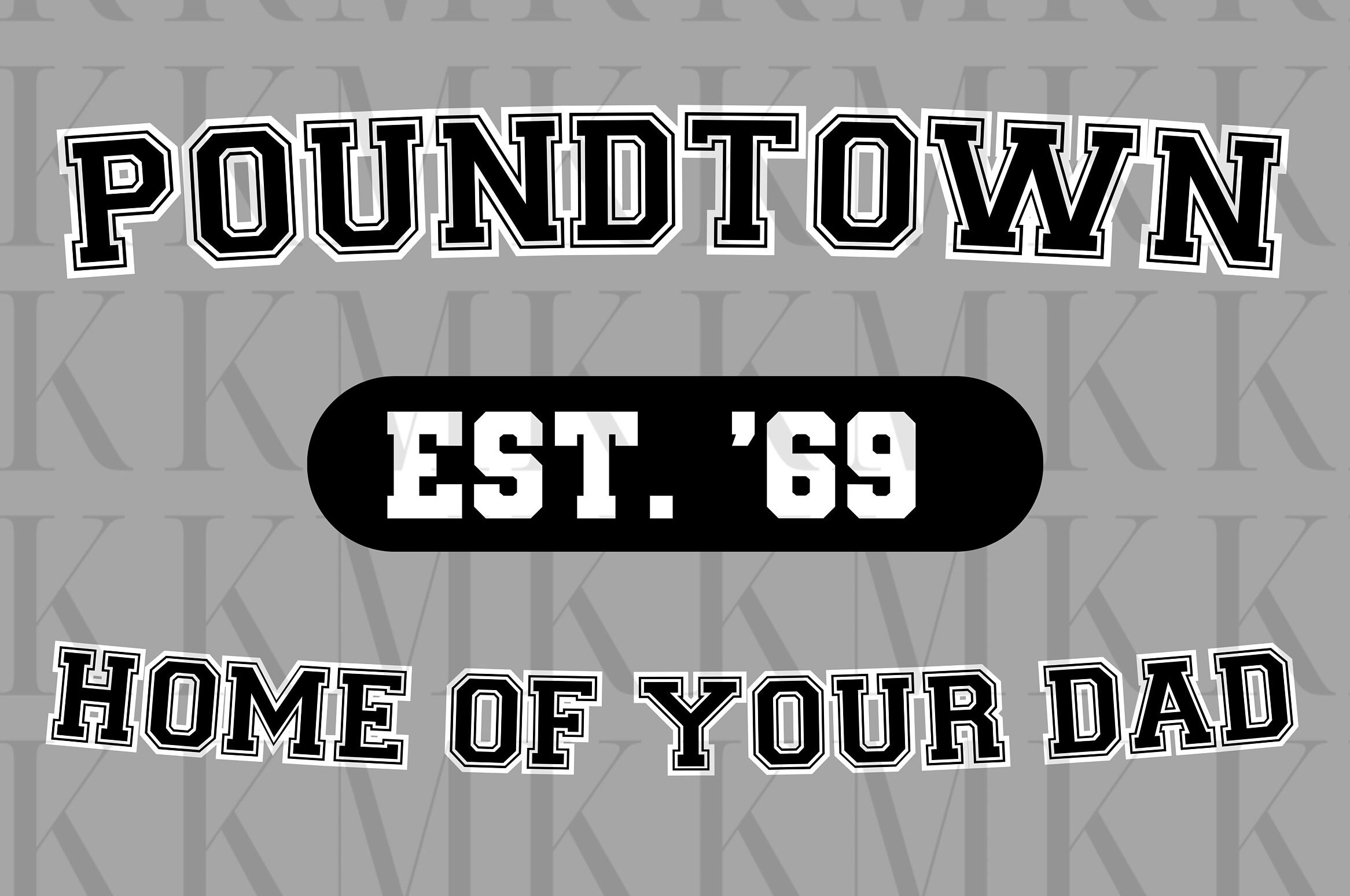 POUNDTOWN | PNG | Sublimation Design - Etsy