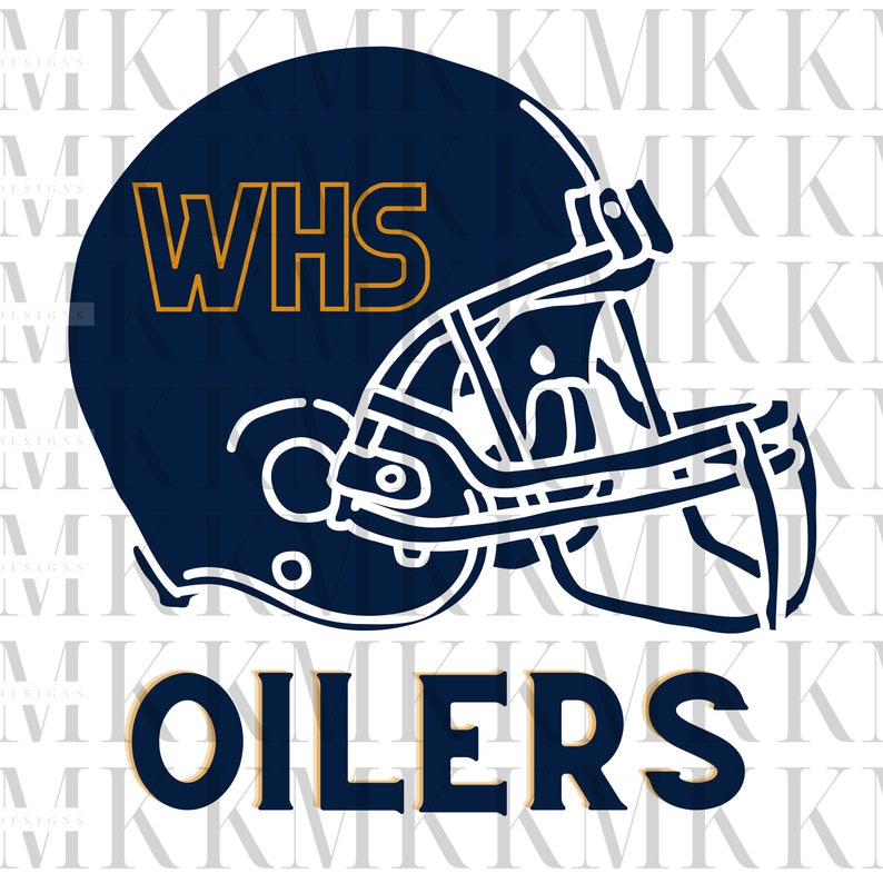 Football Helmet WHS Oilers | PNG | Sublimation Design - Etsy