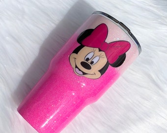 Yeti Glitter Rose Gold Tumbler/Glitter Yeti Tumbler/Dip Rose | Etsy