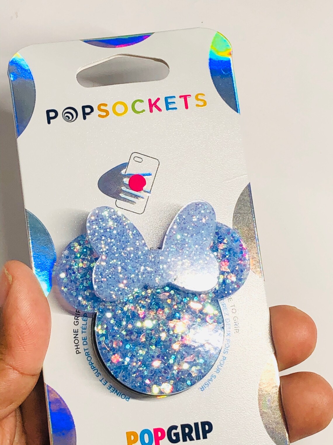 Disney Glitter Popsocket Cinderella Phone Grip Minnie Mouse - Etsy