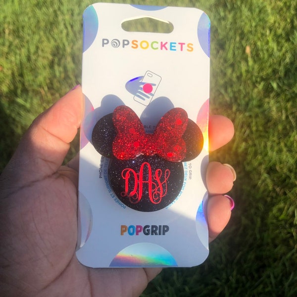 Minnie Mouse Pop Socket - Etsy UK
