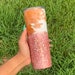 Cow Print and Rose Gold Glitter Tumbler Cow Hide Tumbler Cow - Etsy