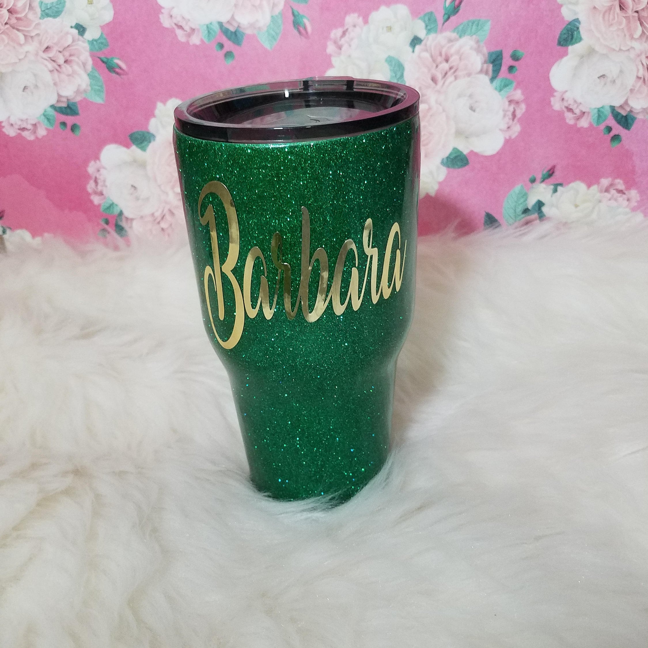 Green Yeti Glitter Tumbler Yeti Cup Glitter Yeti Dipped | Etsy